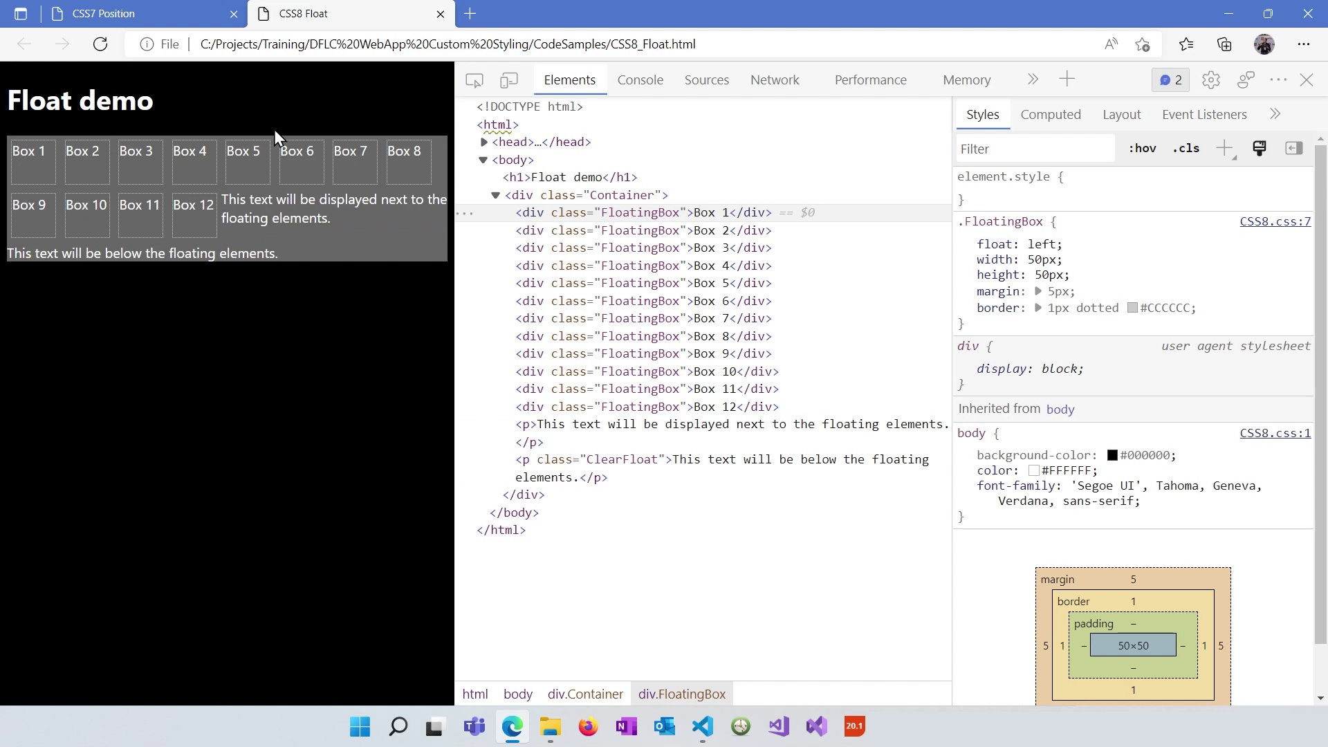 Dflc Lesson Css Sizing And Positioning